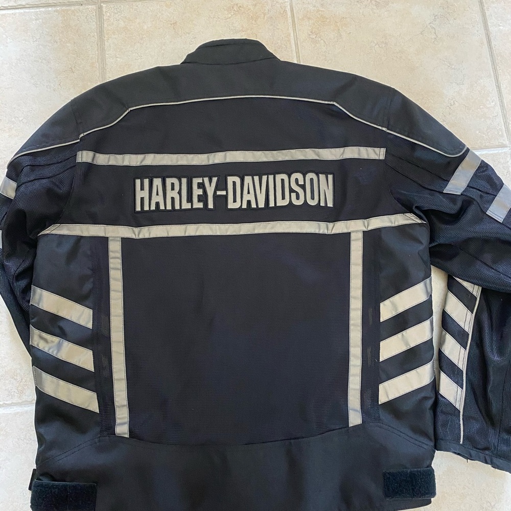 Harley Davidson Mesh Reflective Jacket Size Large - Gem